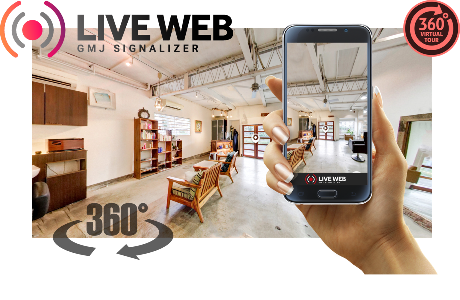 【店内360°VRツアー標準装備でSEO・SNS対策！】 株式会社GMJ、次世代型ウェブページ「LIVEWEB」を月額5,940円でリリース ...